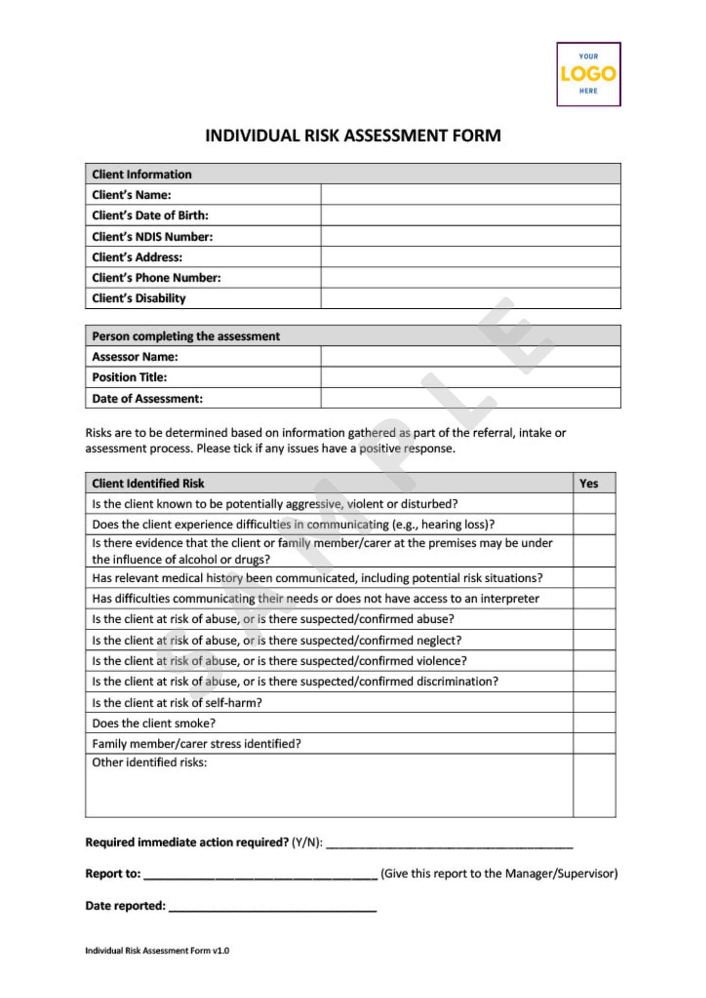 NDIS Verification Package – Centric Consultants